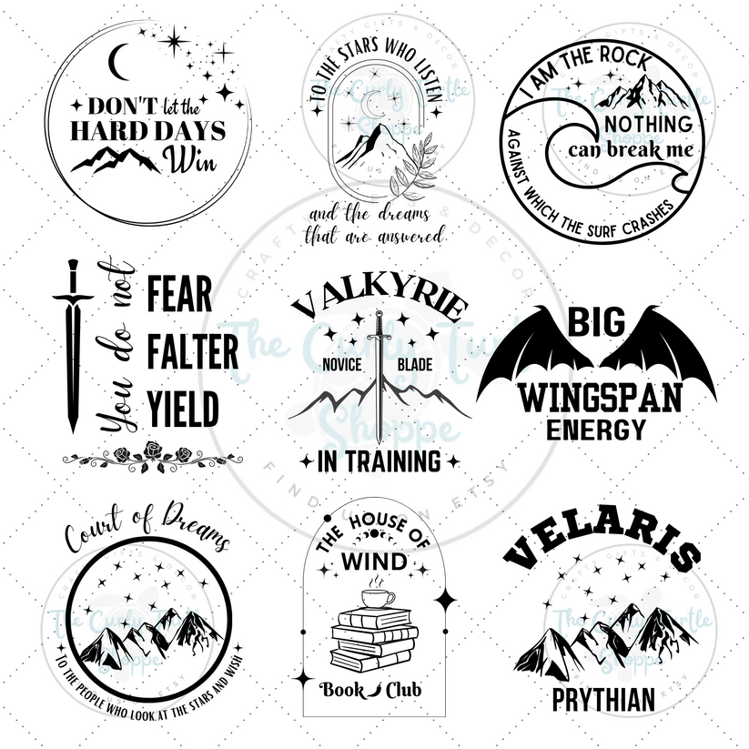 ACOTAR Digital Bundle | ACOTAR SVG | ACOTAR PNG | ACOTAR Merch | ACOFAS ...