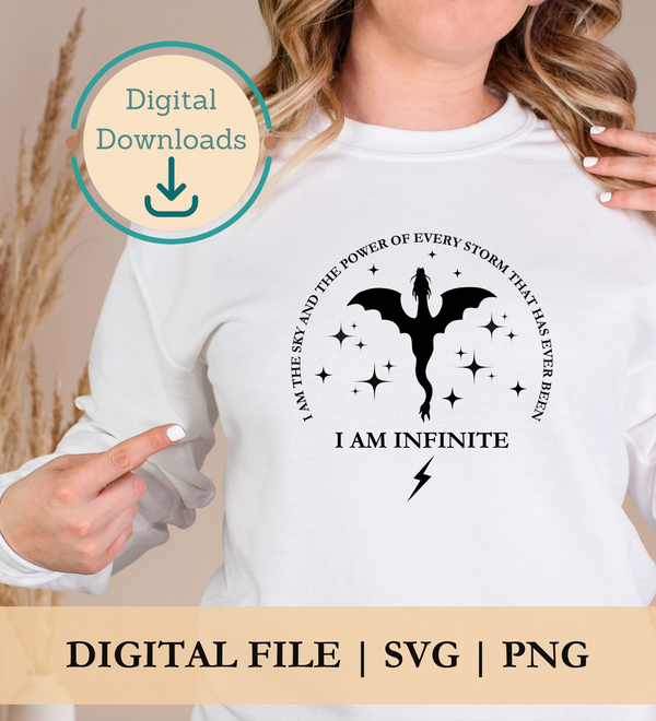 Fourth Wing I Am Infinite | Fourth Wing svg | Fourth Wing png | Violet ...